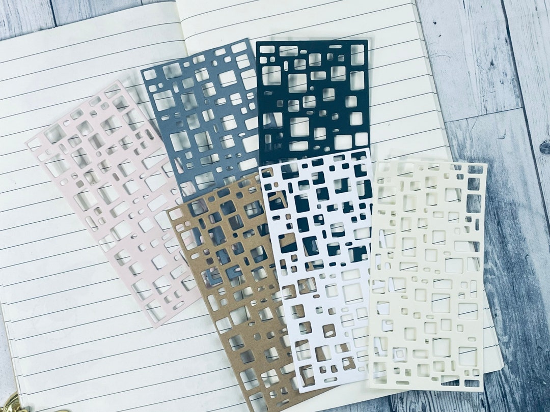 A Set of 4 Pattern Die Cuts for Journaling and Card Making. Journal ...