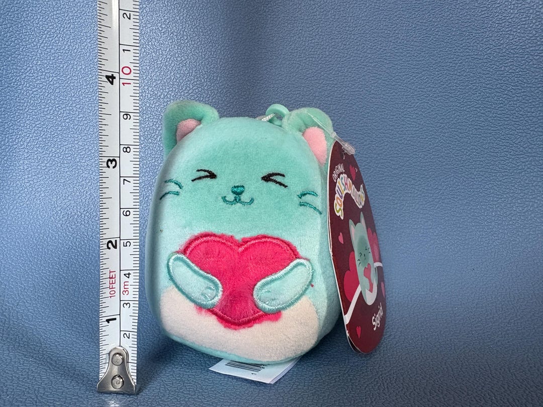 New Squishmallows Kellytoy Squishmallow 3.5" Sigrid the Siamese Cat ...