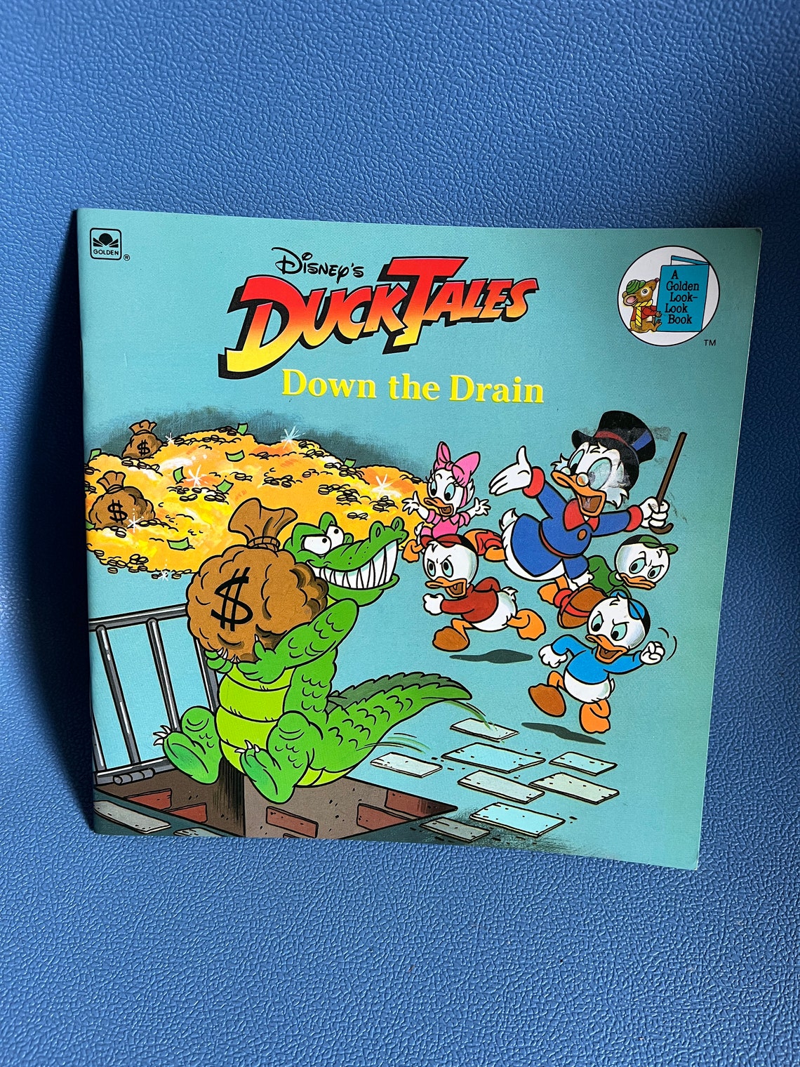 Vintage Duck Tales Down the Drain Book (golden 1990) Paperback 1990s ...