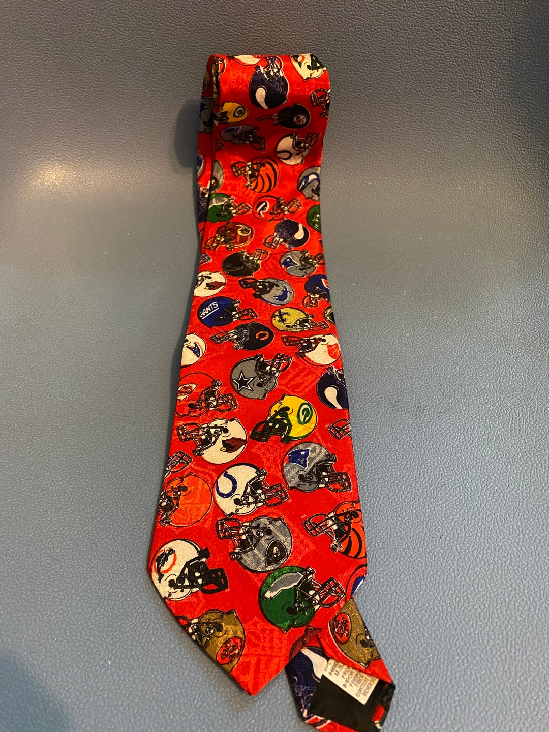 Vintage NFC Official Licensed Football Neck Tie Red Team NFL Jets ...