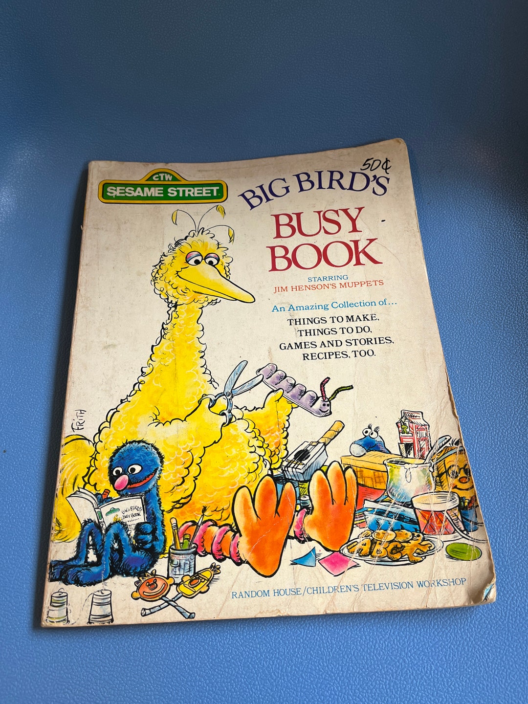 Vintage Big Birds Busy Book Random House Sesame Street Vintage - Etsy