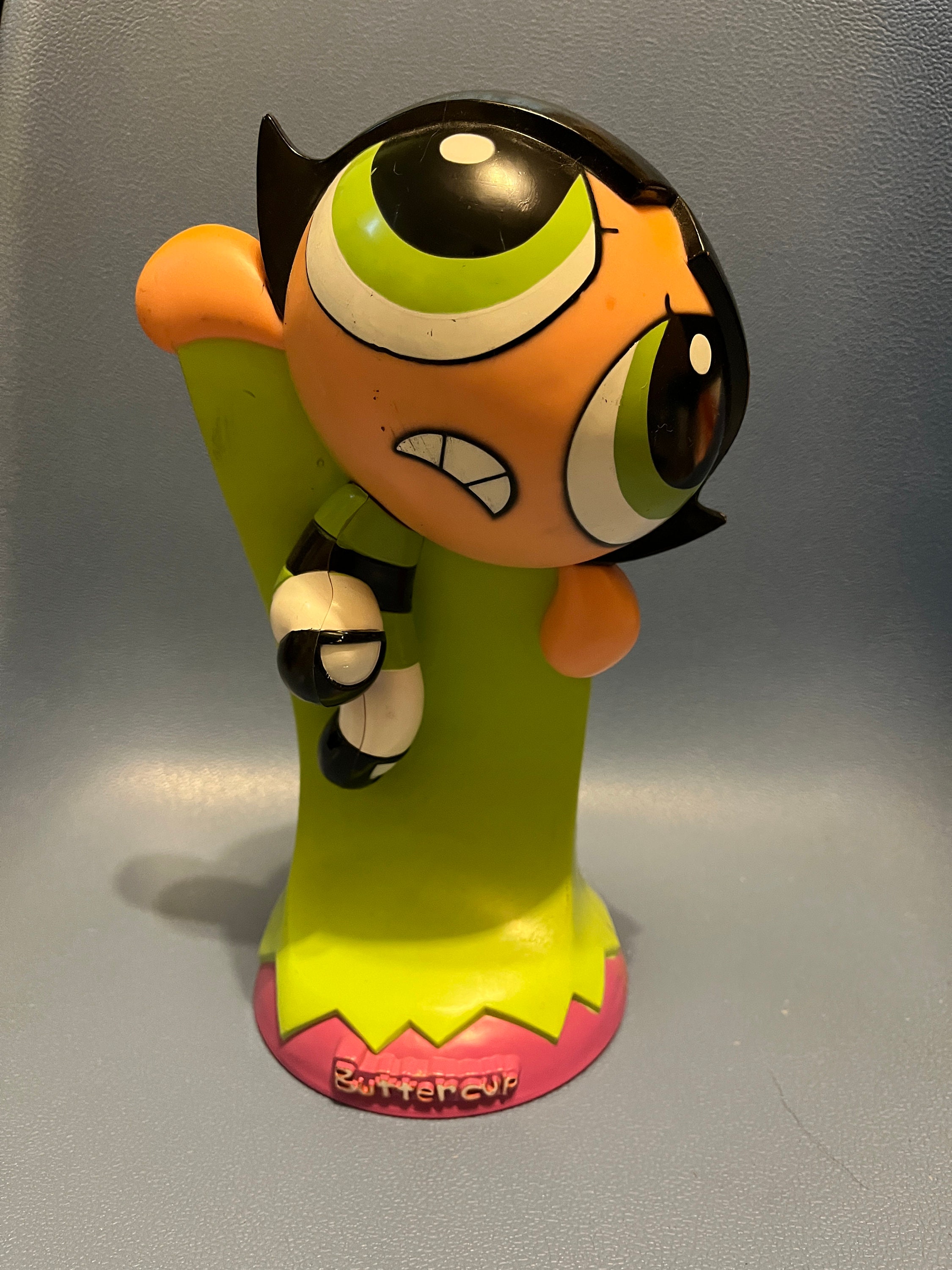 Vintage 1999 Powerpuff Girls Buttercup 10 Inch Plastic - Etsy