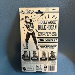WWE Superstars Hulk Hollywood Hogan NWO New World Order Retro Action ...