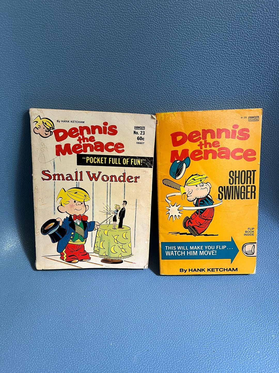 Vintage Dennis the Menace Short Swinger Hank Ketcham First Fawcett Crest Print 1976 Pocket Full ...