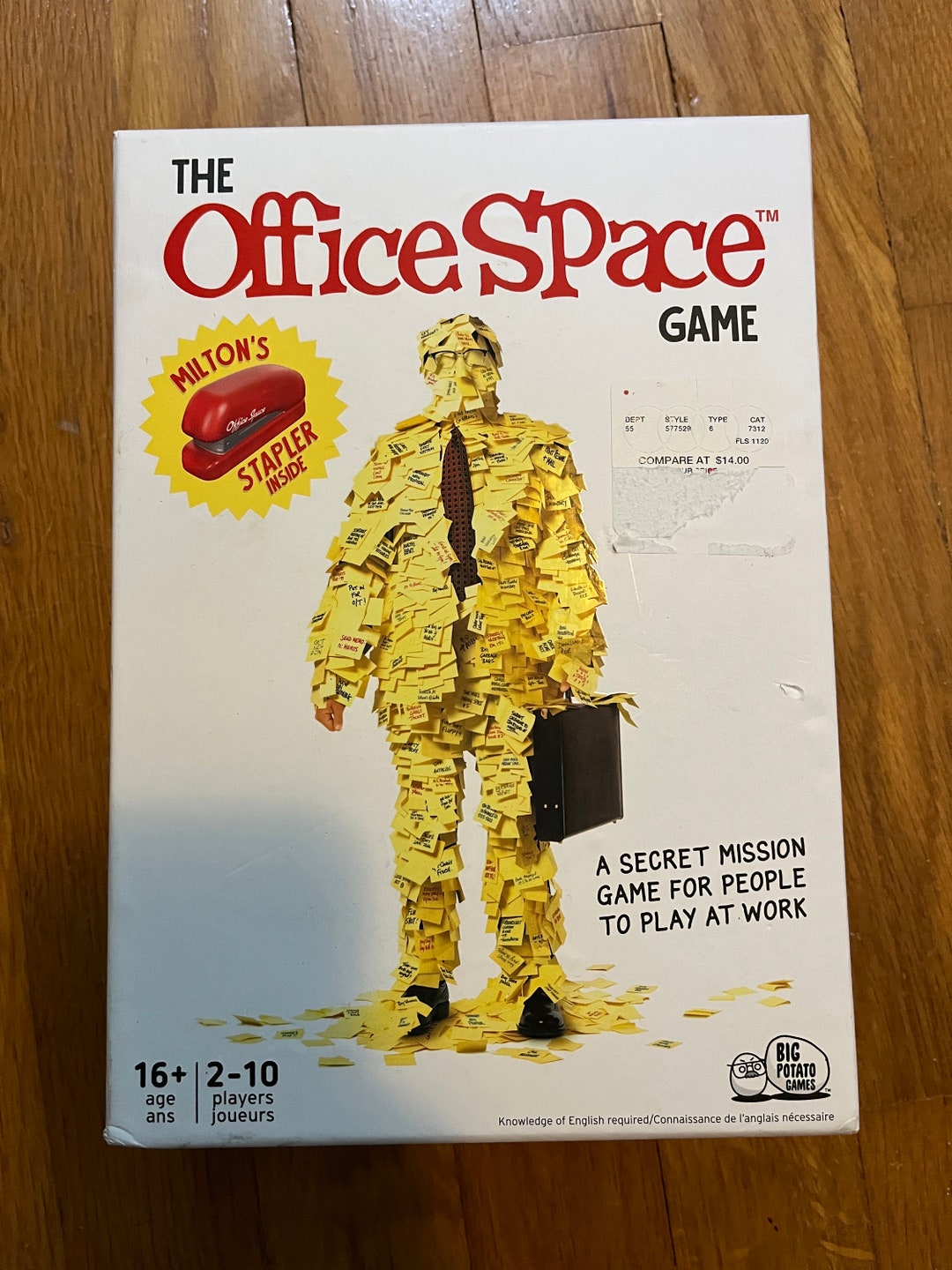 The Office Space Board Game W/ Miltons Red Stapler Big Potato Games ...
