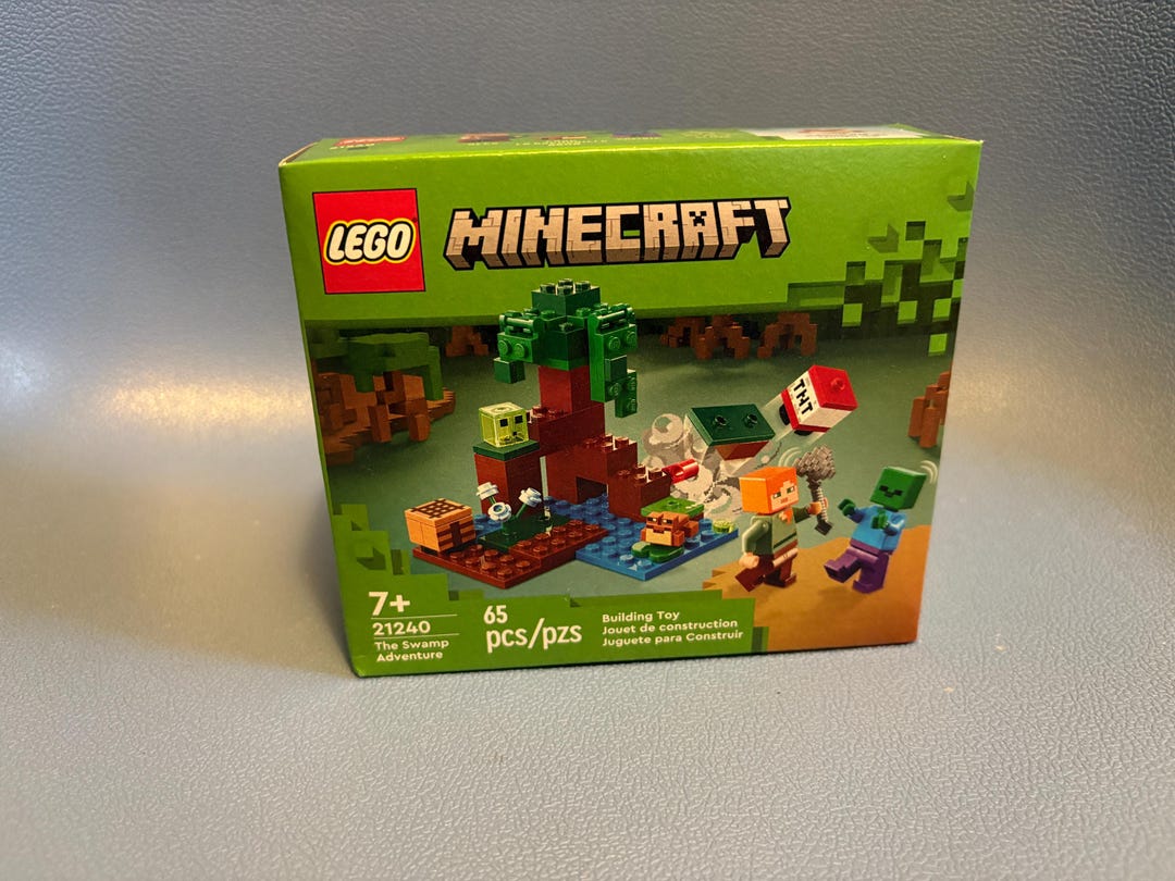 Lego Minecraft the Swamp Adventure 65 Pcs 21240. Age 7 Brand New ...
