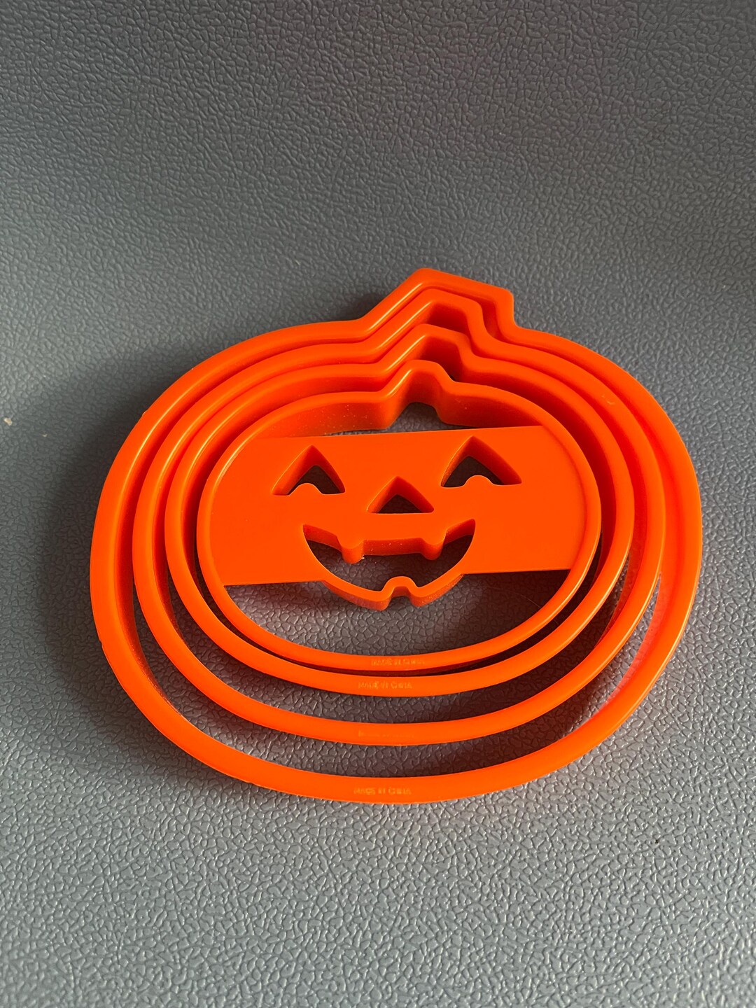 Vintage JOL Pumpkin Cookie Cutters Set of 4 Stacking Russian Doll ...