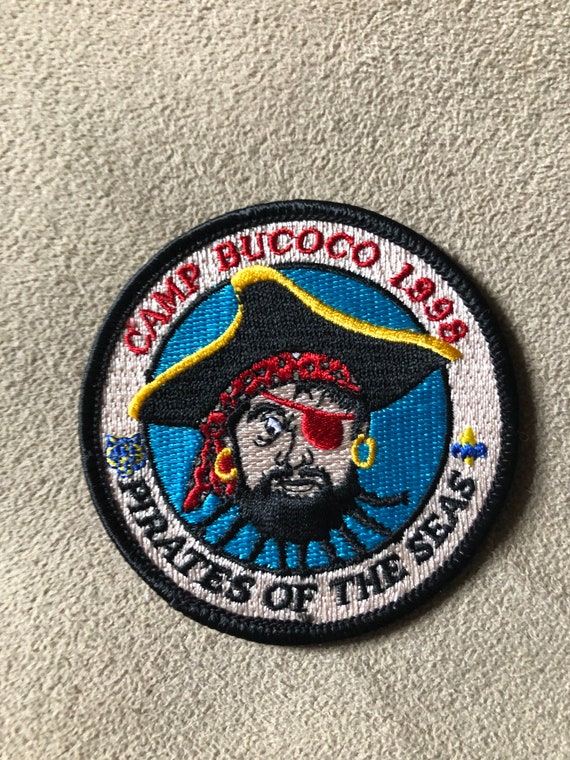 Vintage Camp Bucoco Pirates of the Seas Patch 1998 Taiwan | Etsy