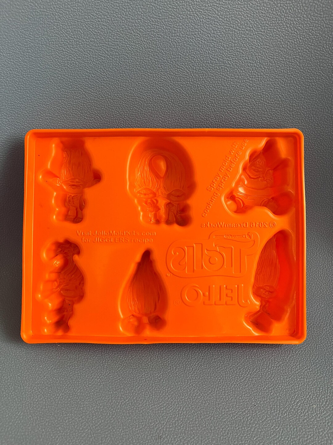 Dreamworks Trolls Jello Jigglers Mold Shots Poppy Branch Creek Guy ...