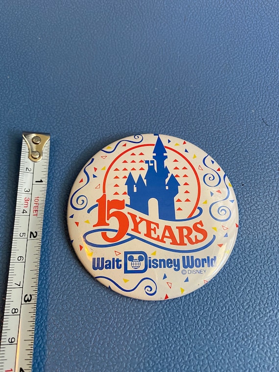 Vintage 1980s 15th Anniversary Walt Disney World Souv… - Gem