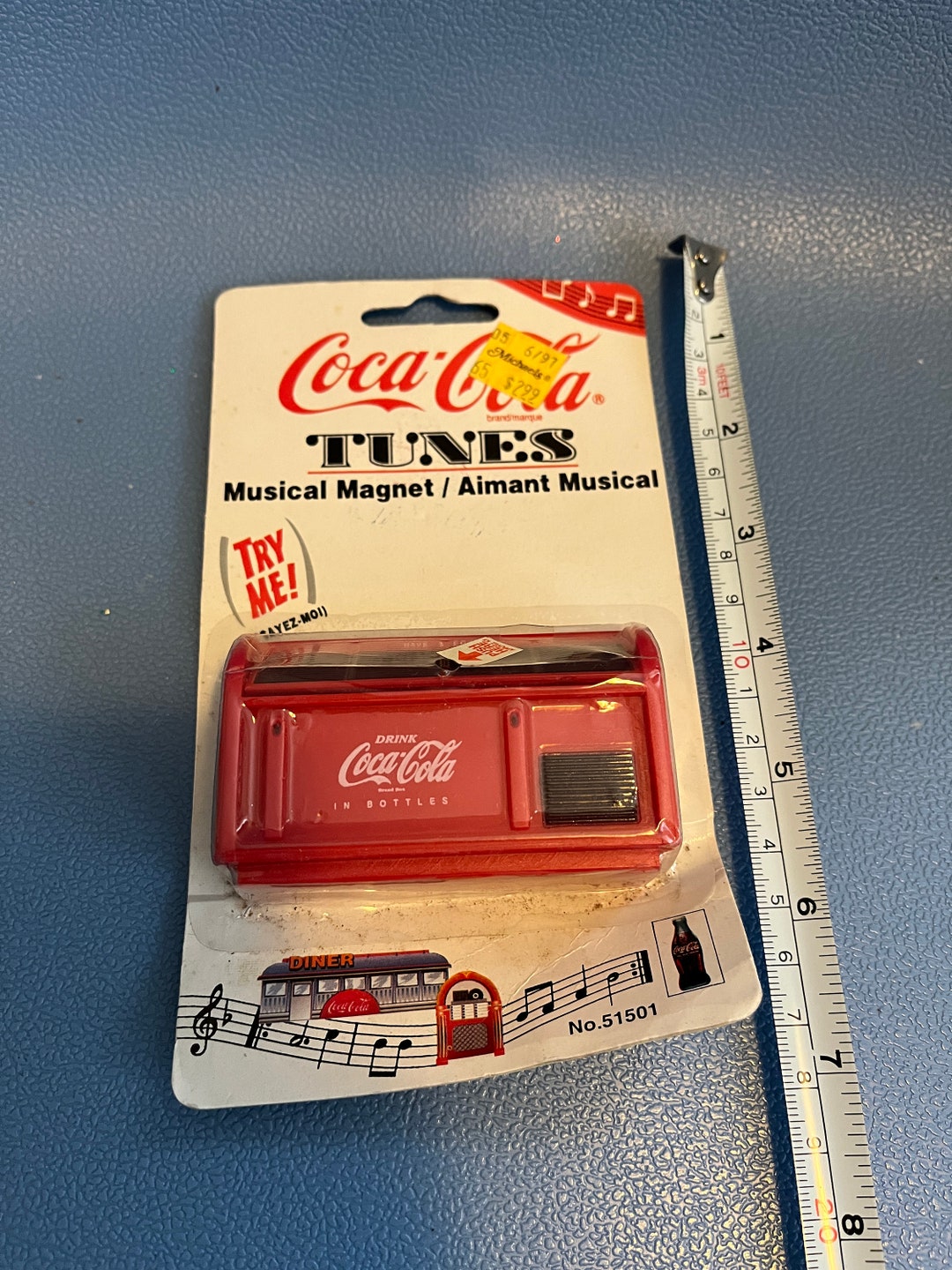 Vintage 1997 NOS Sealed Licensed Coca-cola Tunes Musical Magnet Soda ...
