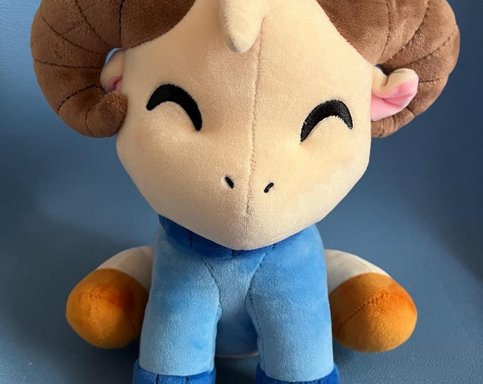 Youtooz Jschlatt Ram 9" Plush 2021 Youtube Twitch Streamer Rammie ...