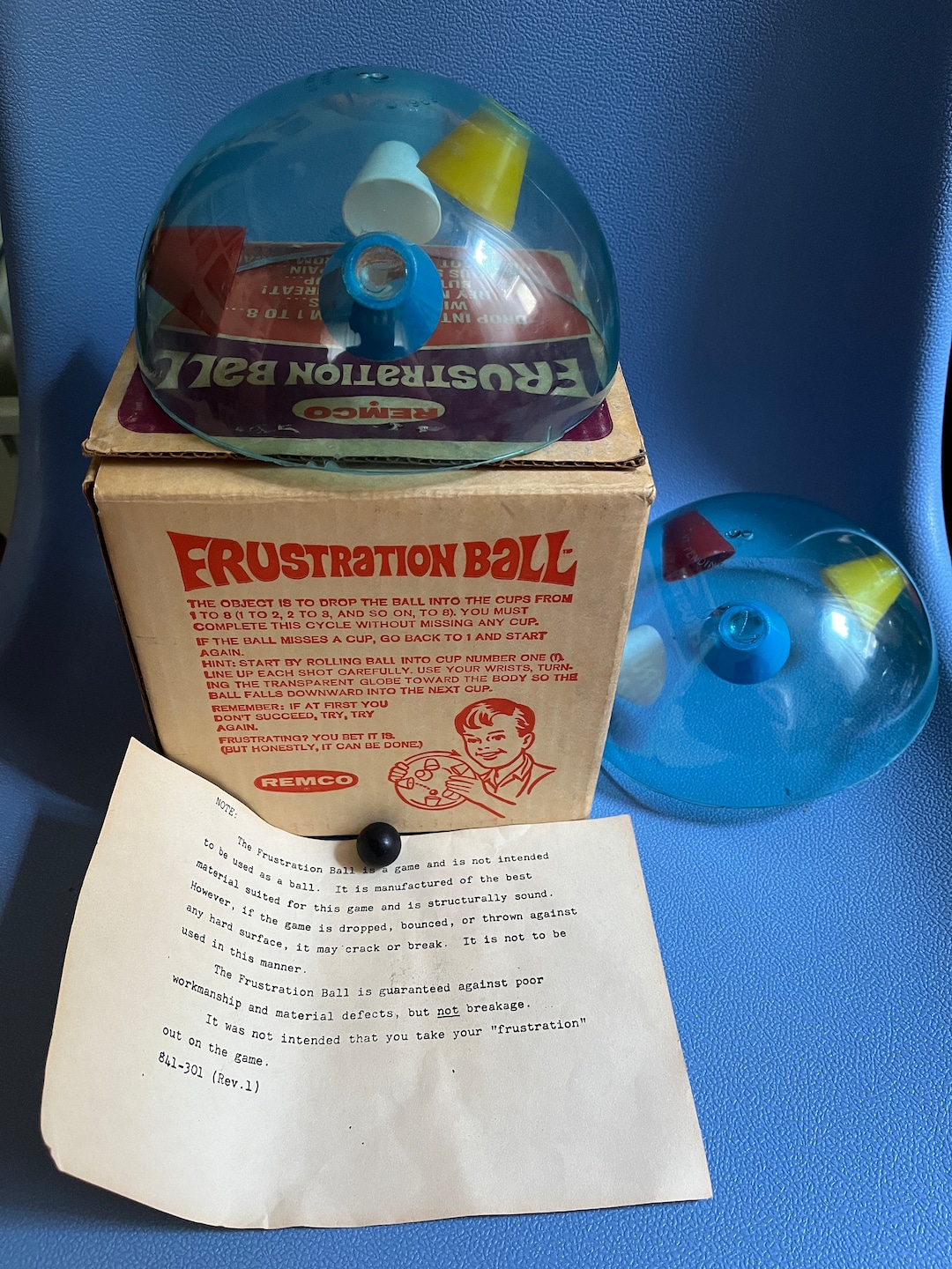Vintage 1969 Remco Frustration Ball in Original Box With Instructions ...