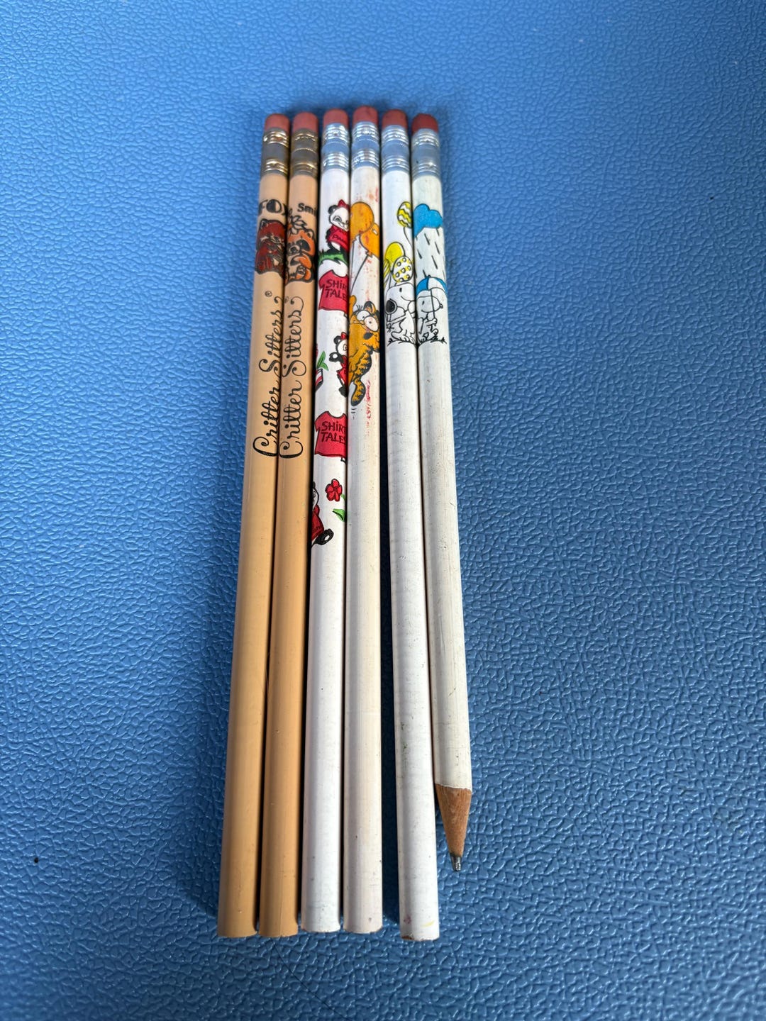 Vintage 1970s 1980s Pencils Most Unused Pick 1 or More Snoopy Garfield ...