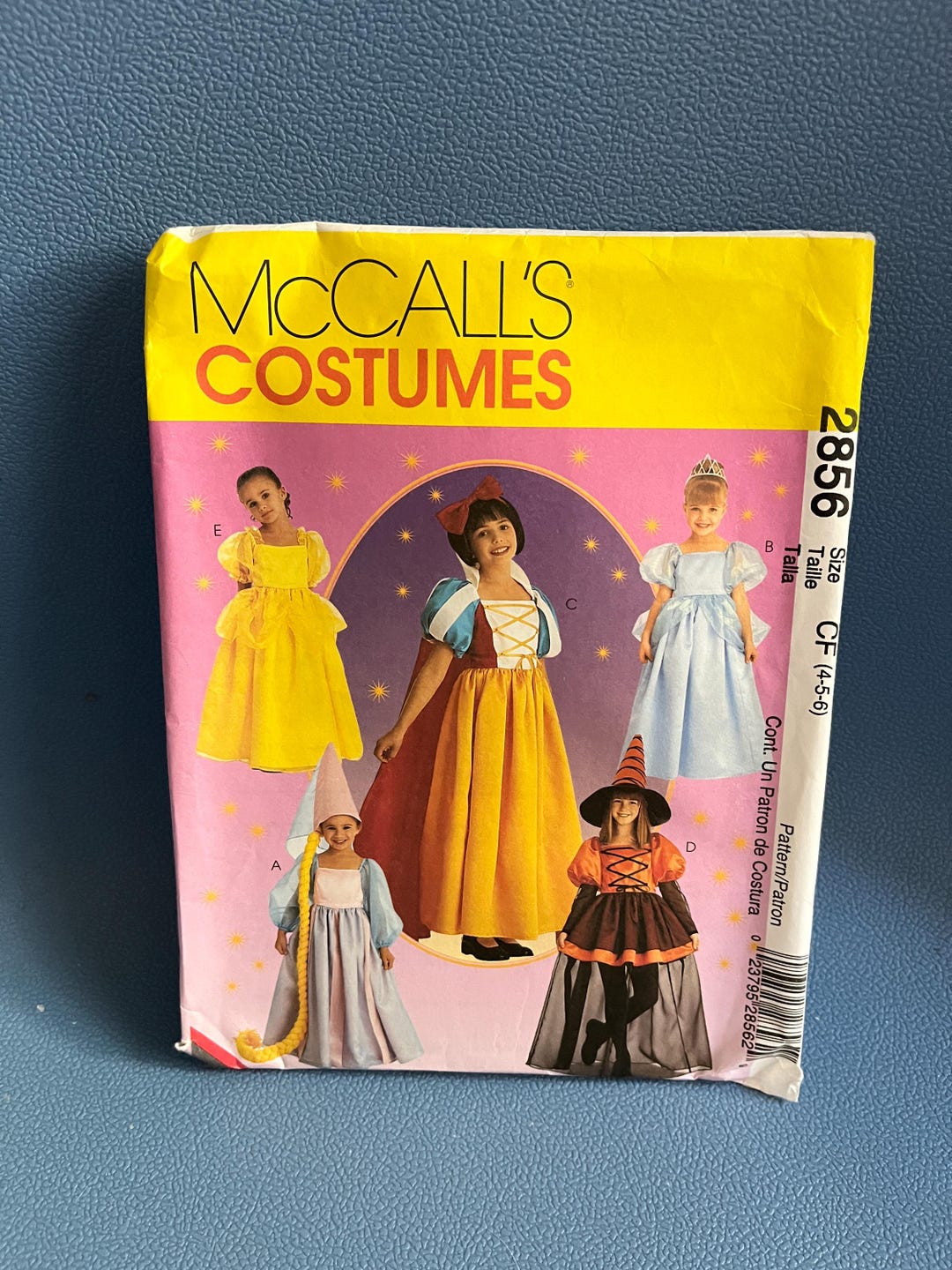 Vintage Mccalls Costumes Pattern Halloween Belle Rapunzel Snow White ...