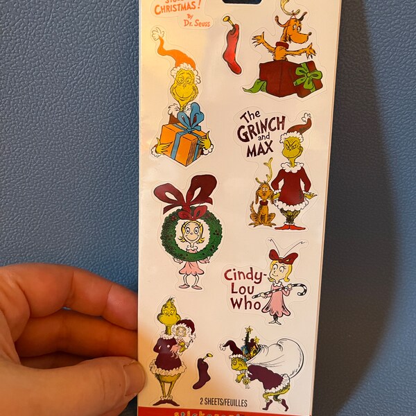 The Grinch Stickers - Etsy