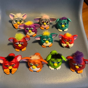 11 Mcdonald's 1998 Furby USA Happy Meal Toys Vintage Lot All Different ...