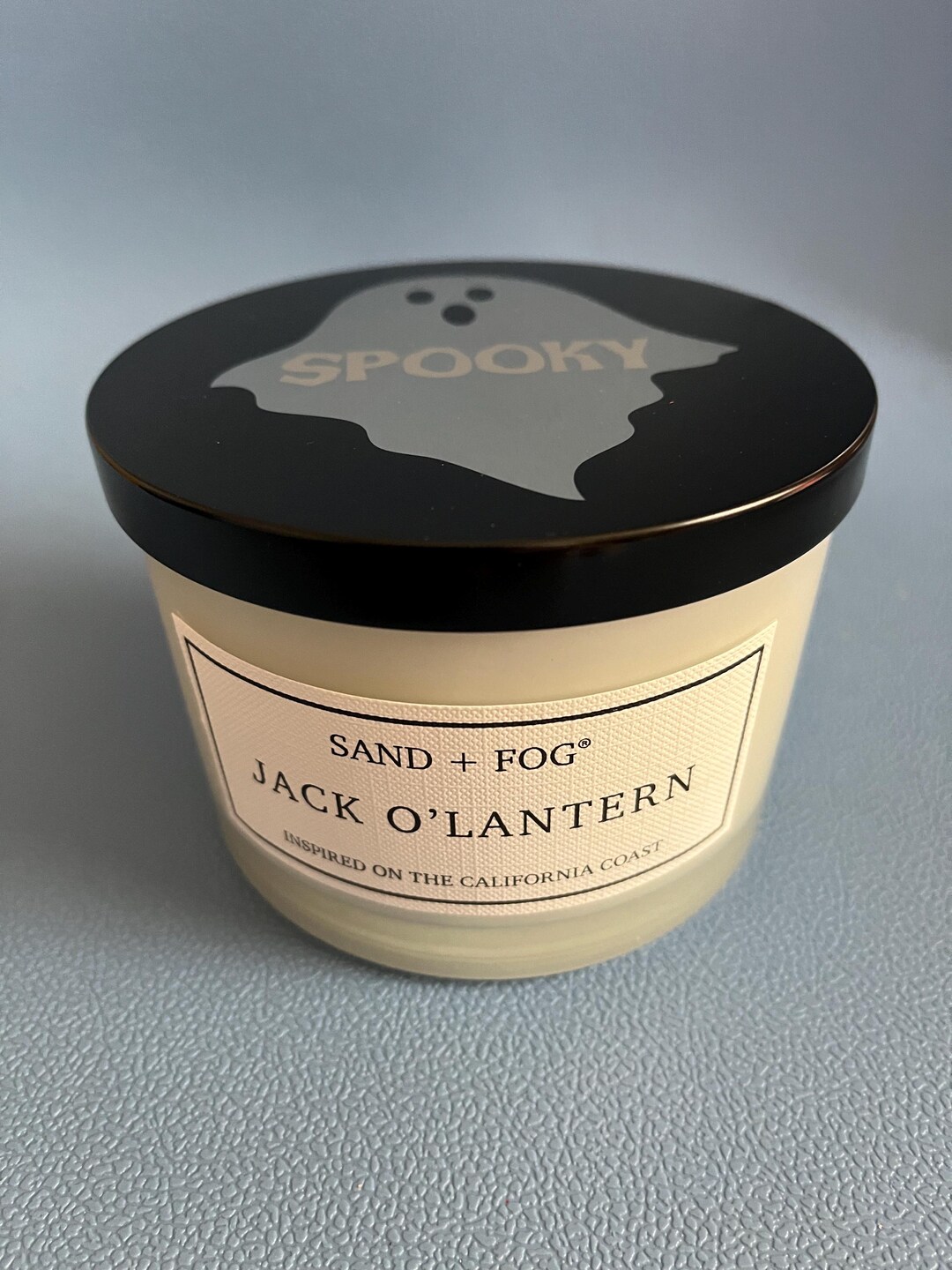 Sand and Fog 340g 12oz Twin Wick Candle Jack O'lantern Halloween Candle ...