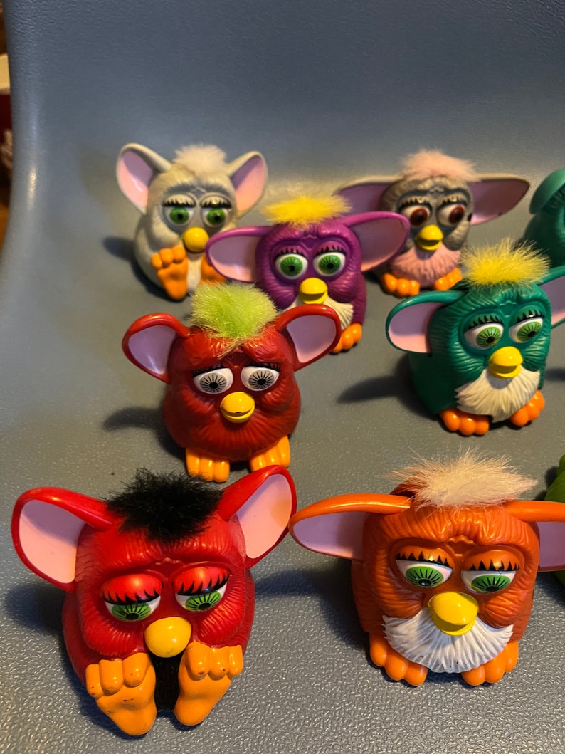 11 Mcdonald's 1998 Furby USA Happy Meal Toys Vintage Lot All Different ...