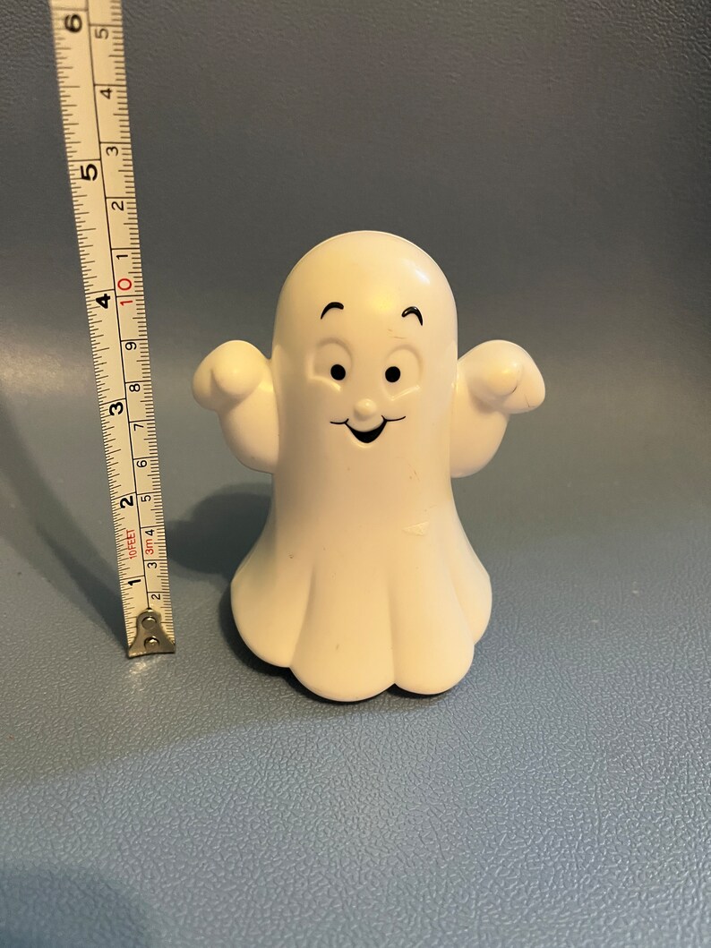 Vintage Plastic Ghost Container With Stickers 4 Inches Casper - Etsy
