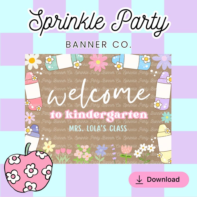 Welcome Back to School Digital Banner Template | Groovy Crayons ...