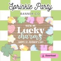 Let's Get Shamrocked Banner Template | Editable Canva Banner | 36x60 ...