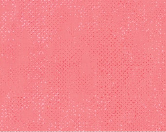 Tea Rose Spotted by Zen Chic for Moda Fabrics. Pink With Irregular ...