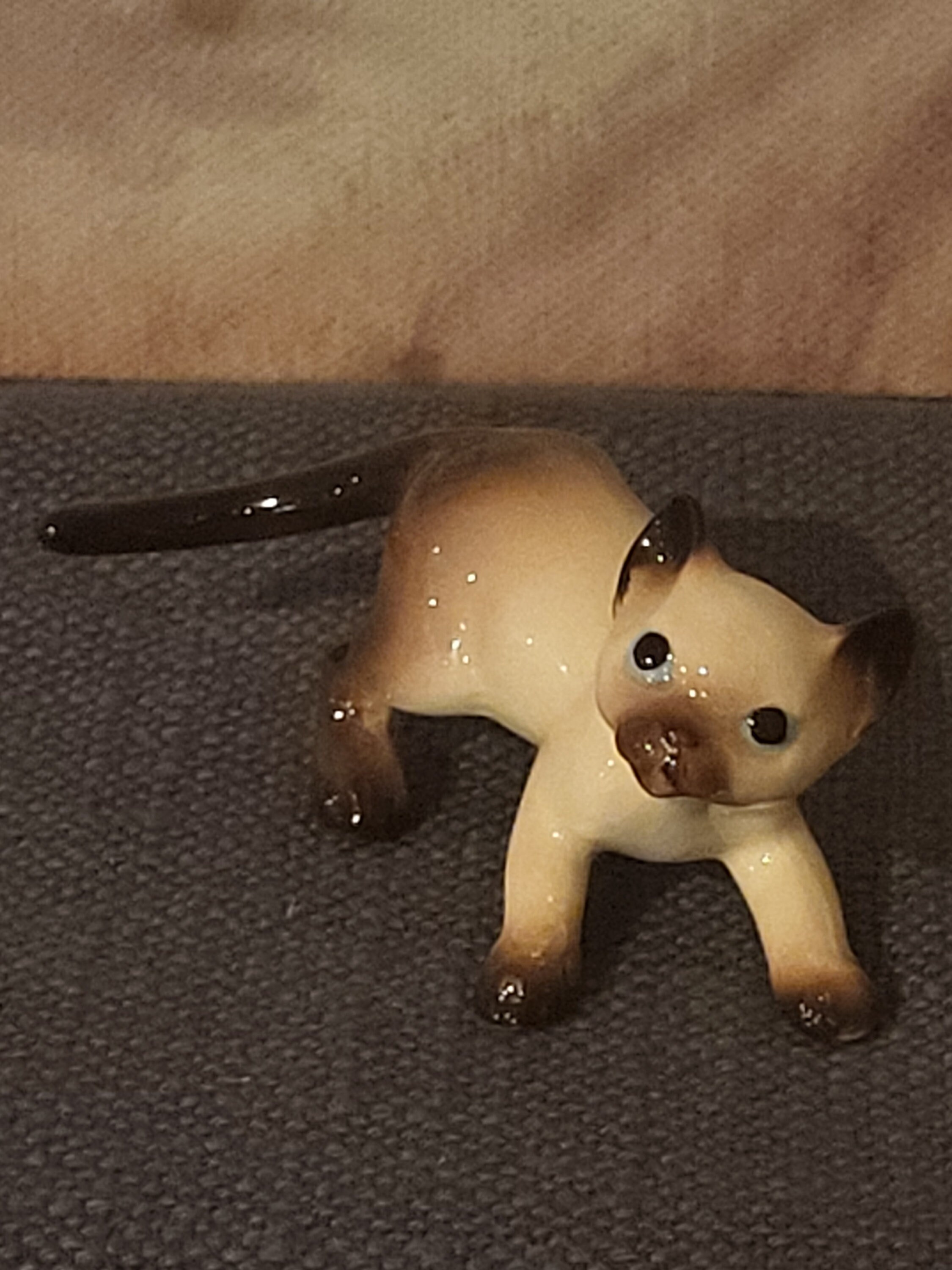 Retired HTF Hagen Renaker Siamese Mama and Daddy. Ceramic Cat,mini's ...