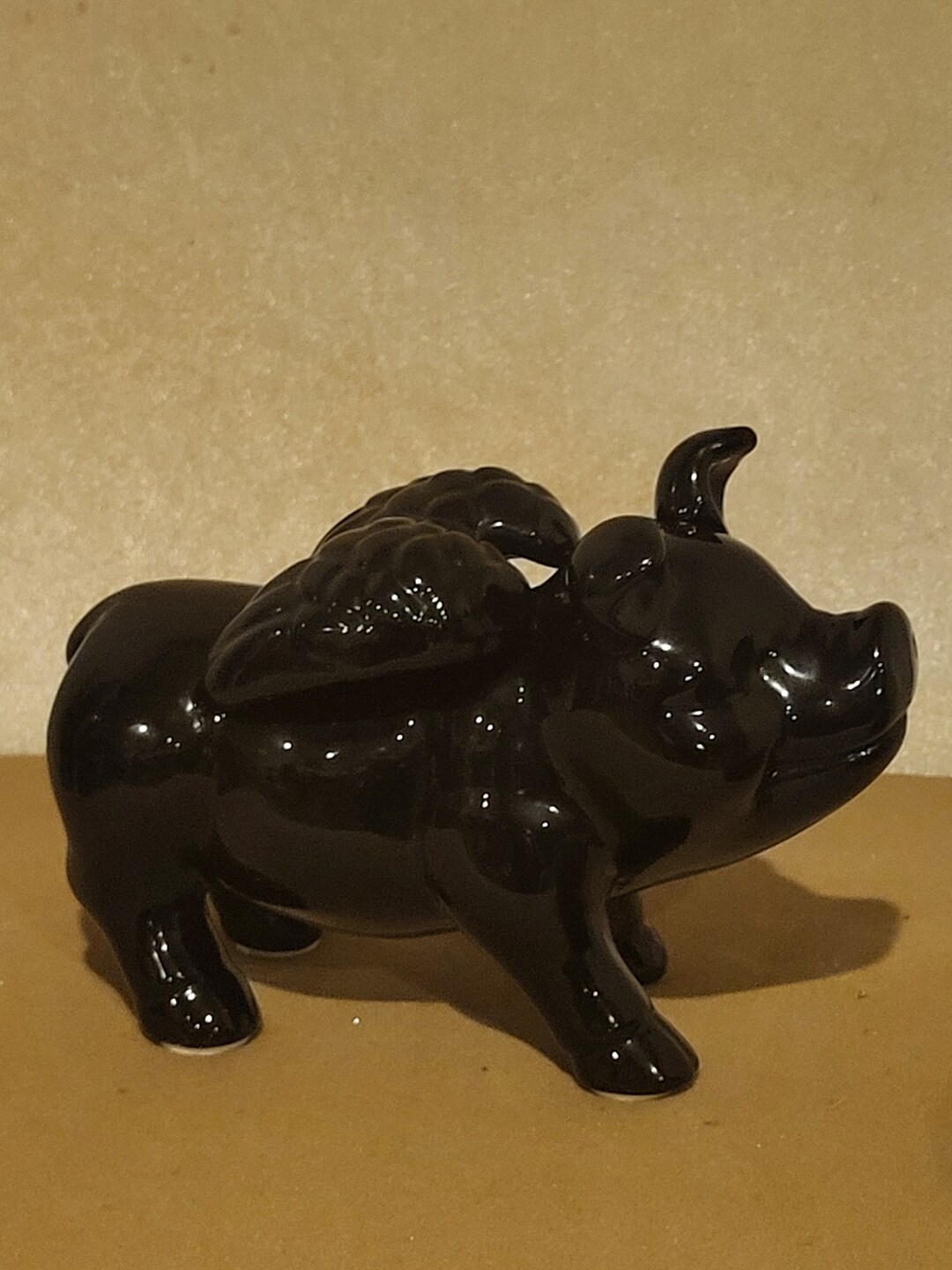 Vintage, 1990's, Ceramic,black PIG, Kitchen Decor, Farm Style Kitchen ...