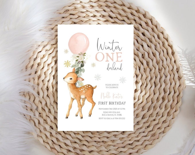 Baby Deer Watercolor Clipart, Woodland Nursery, Floral Crown, Nursery ...