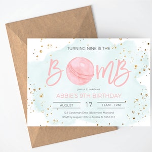 Bath Bomb Birthday Party Invitation, Bath Bomb Making Party Invitation ...