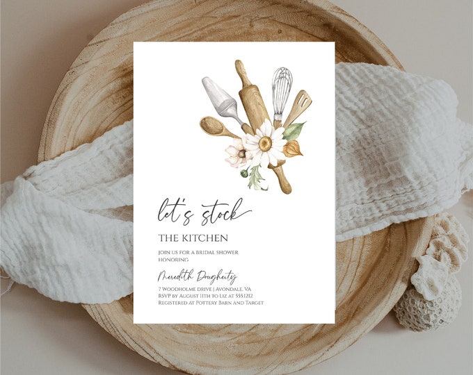 3 Kitchen Pantry Shower Stock the Kitchen Pantry Housewarming Party ...
