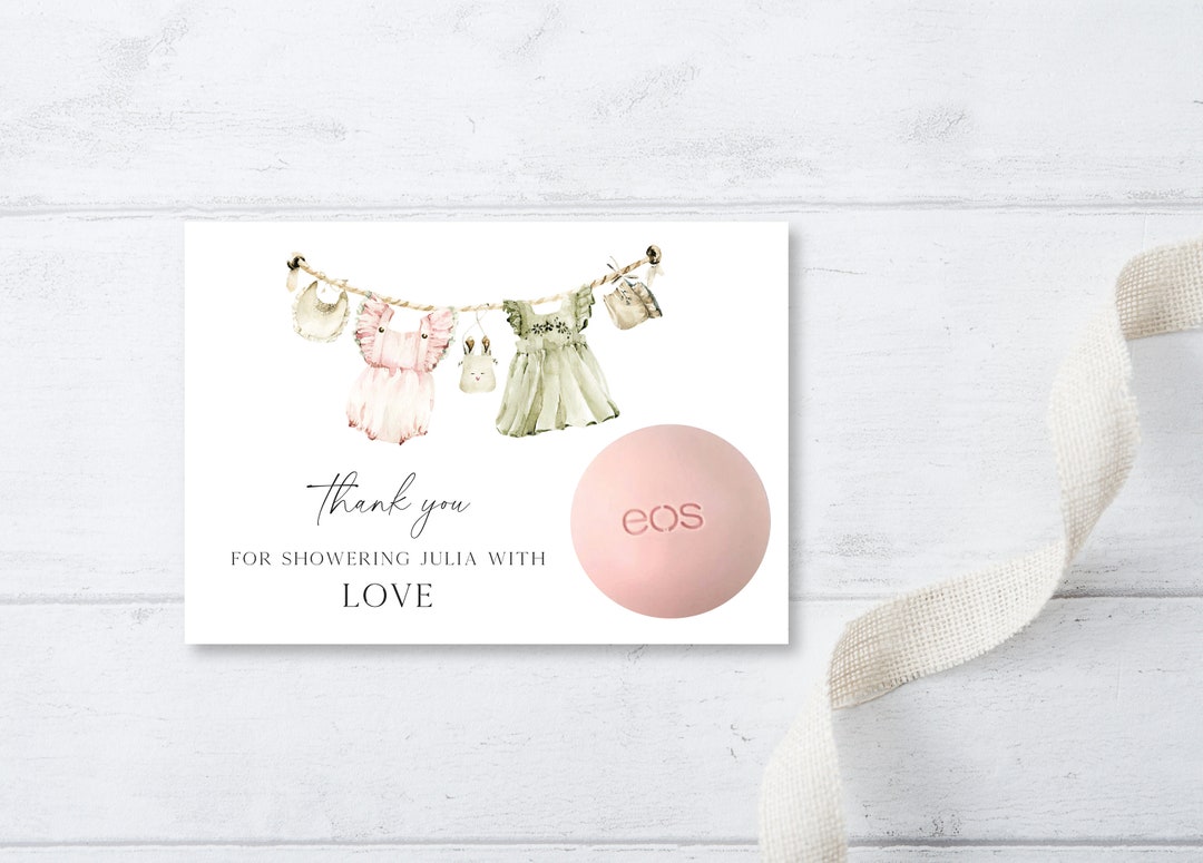 Eos Baby Shower Favors, Eos Lip Balm Holder, Eos Holder, Eos Baby ...