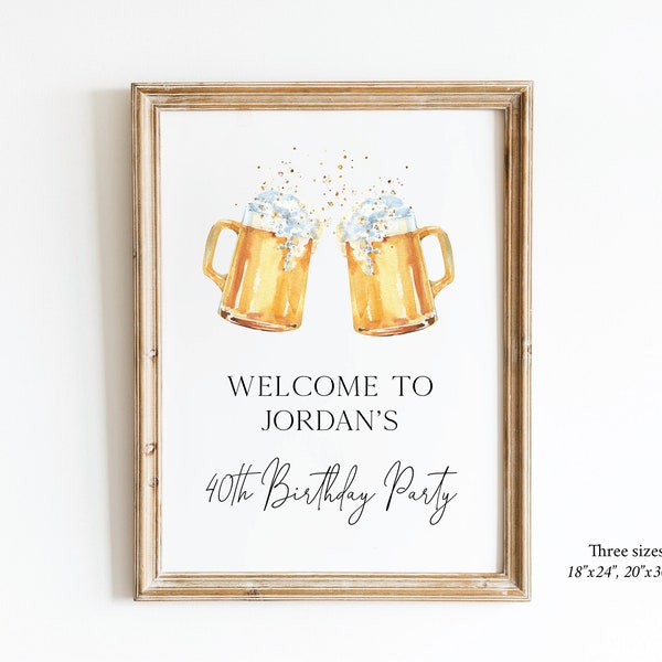 Beer Birthday Party - Etsy