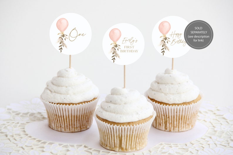 Editable Boho Balloon Birthday Party Sign, Printable Balloon Welcome ...