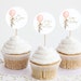 Editable Boho Balloon Cupcake Toppers, Instant Download, Editable Girl ...