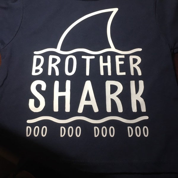 Brother Shark Shirt - Etsy