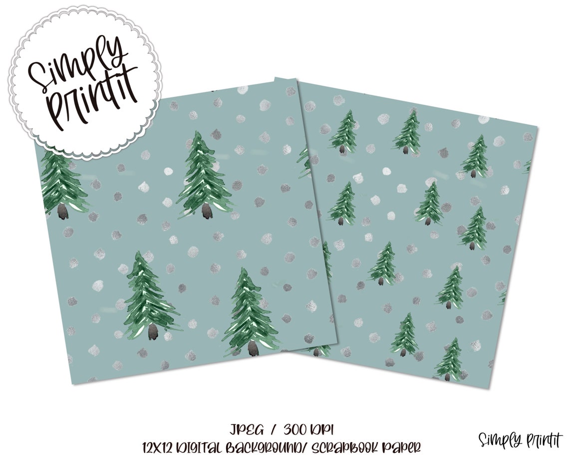 Digital Paper, PRINTABLE Red Truck Printable Scrapbook Paper, Seamless ...