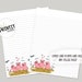 Printable Stationery, Digital Hog Stationary, Pig Writing Paper, Farm ...