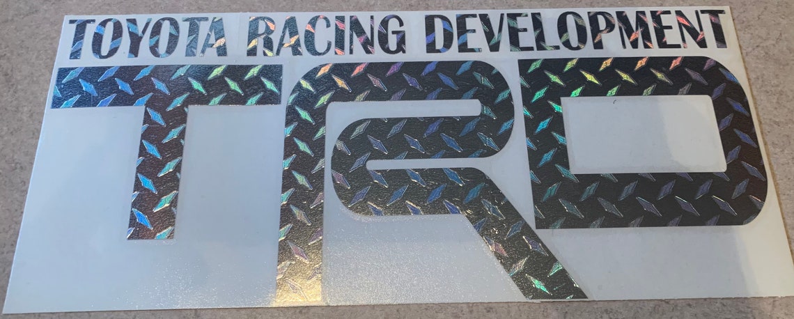 TRD Toyota Racing Development 12 decal window sticker animal | Etsy