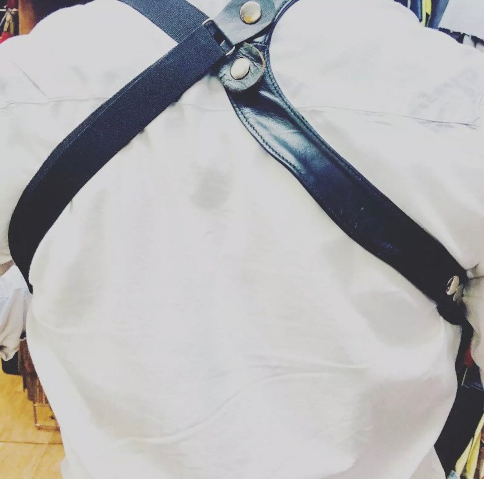 Genuine Leather Shoulder Holster Wallet Security Money Body Belt Anti ...