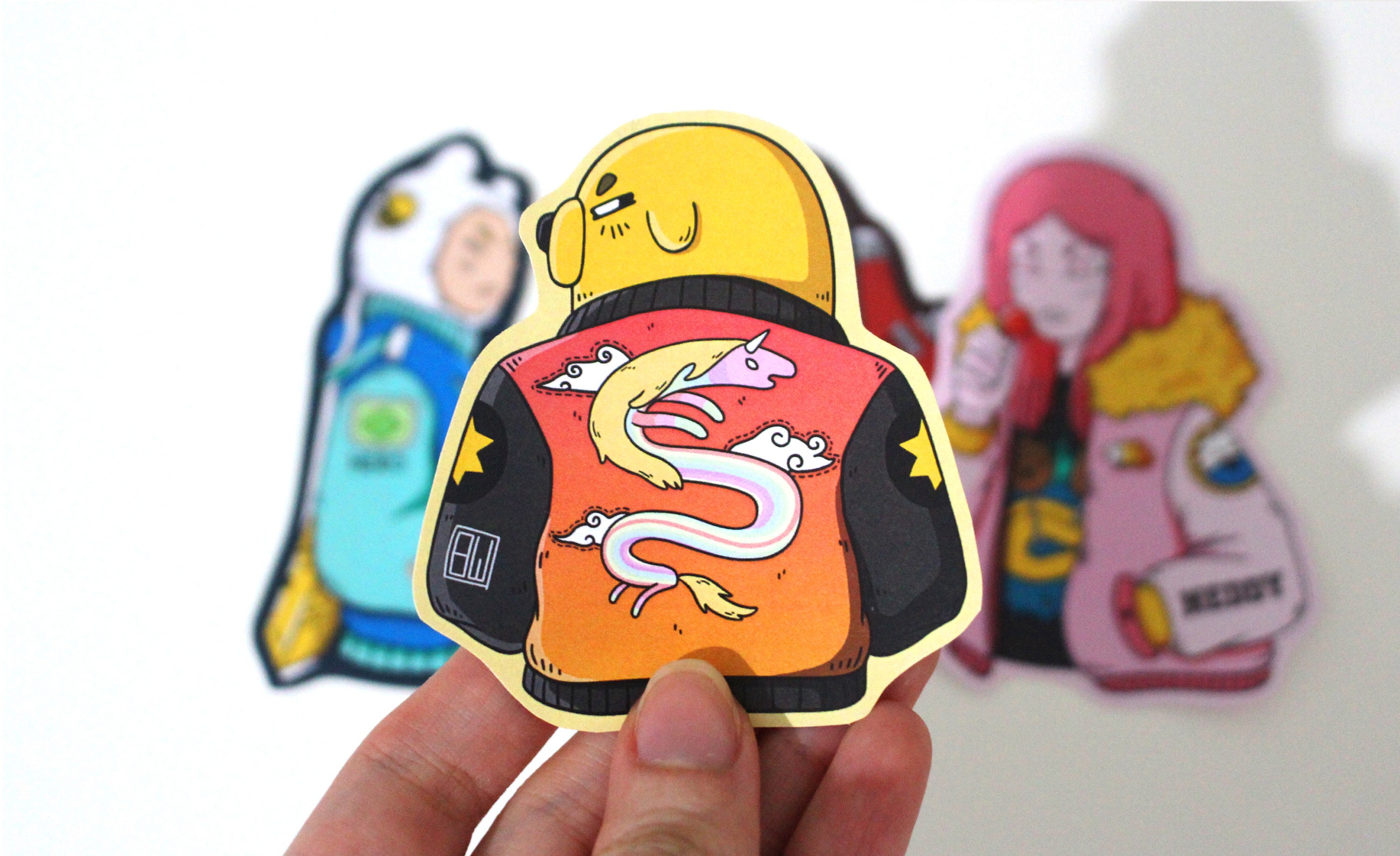 Adventure Time Squad Paper Stickers Pack Adventure Time - Etsy