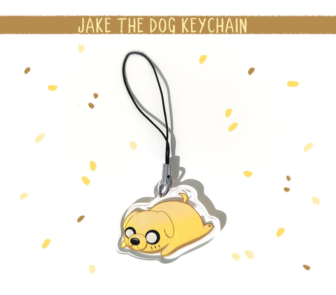 Adventure Time Keychain - Chibi Jake the Dog // Adventure Time Keychain ...