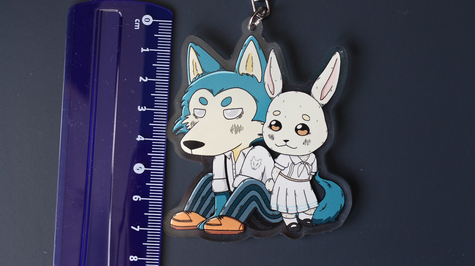 Beastars Legoshi & Hal // Portachiavi Legosi e Haru Anime | Etsy