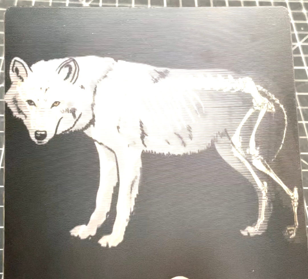Lenticular Print; the Wolf - Etsy