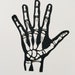 Anatomical Papercut: Hand - Etsy