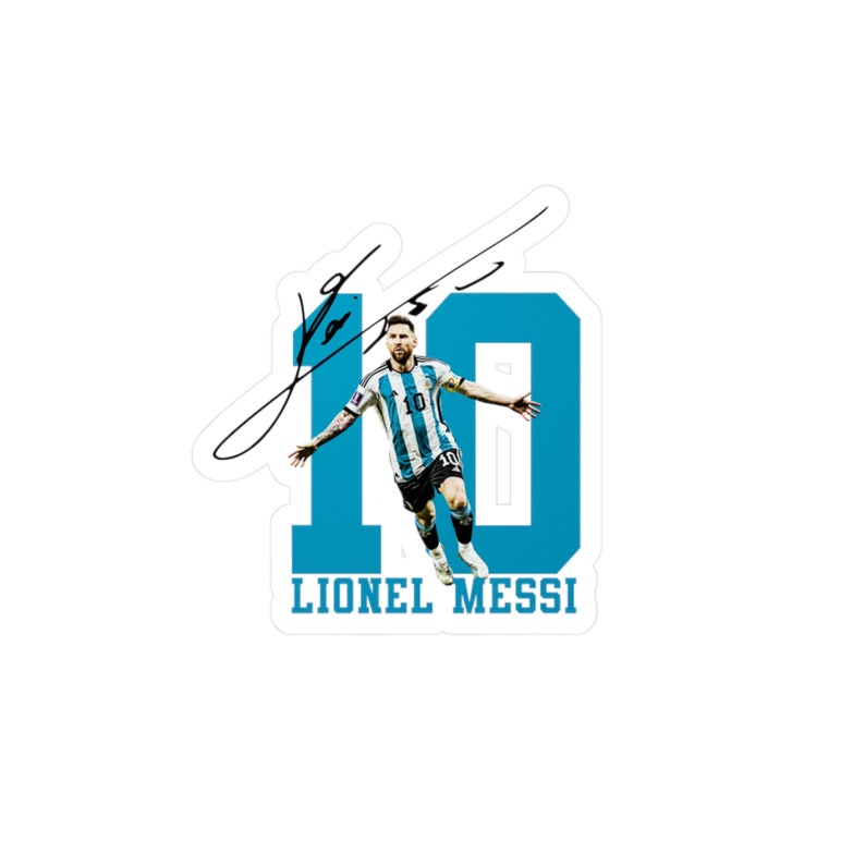Messi 10 Vinyl Decals - Etsy