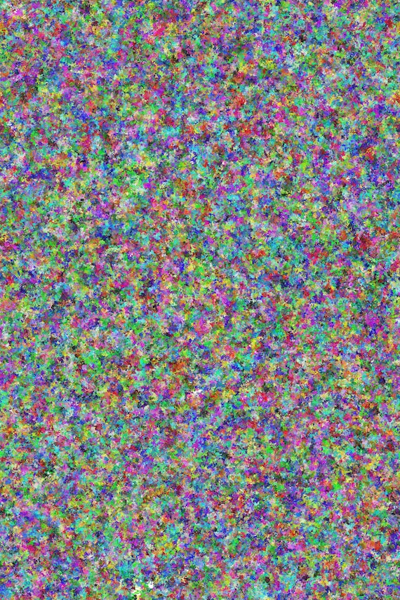 Random Walker Algorithm Art Print Poster | Etsy