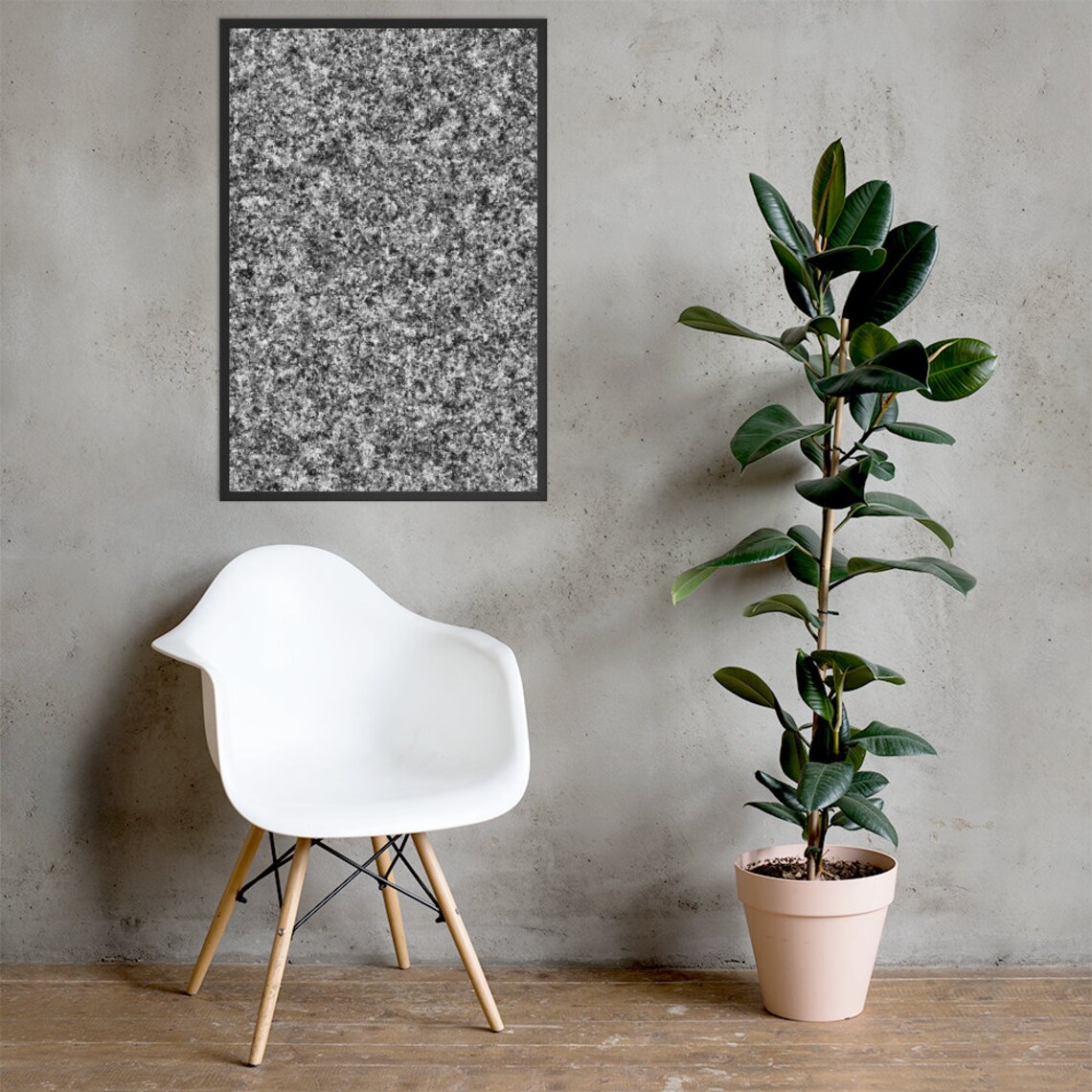 Random Walker Algorithm Art Print Poster Black and White - Etsy