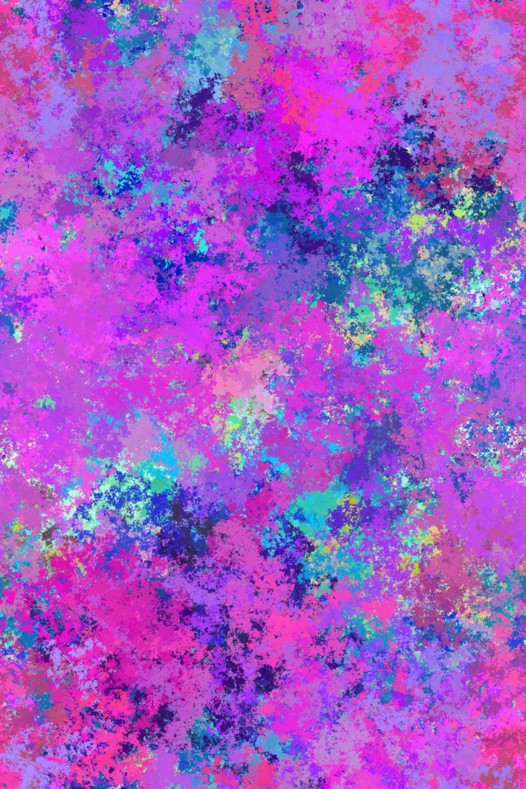 Random Walker Algorithm Art Print Poster - Pink and Blue - Etsy